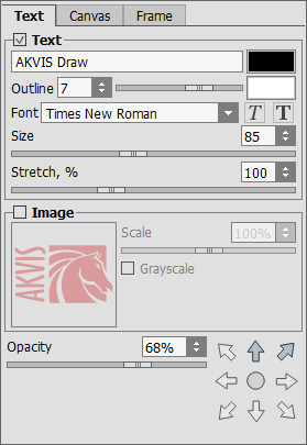 Adding Text to Your Drawing Picture in AKVIS Draw